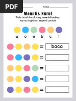 Lembar Kerja Belajar Anak PAUD | PDF