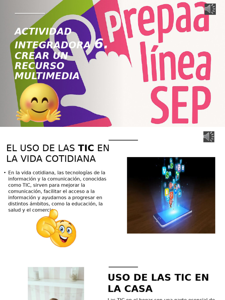 Actividad Integradora 6. Crear Un Recurso Multimedia | PDF | Tecnología de información y ...