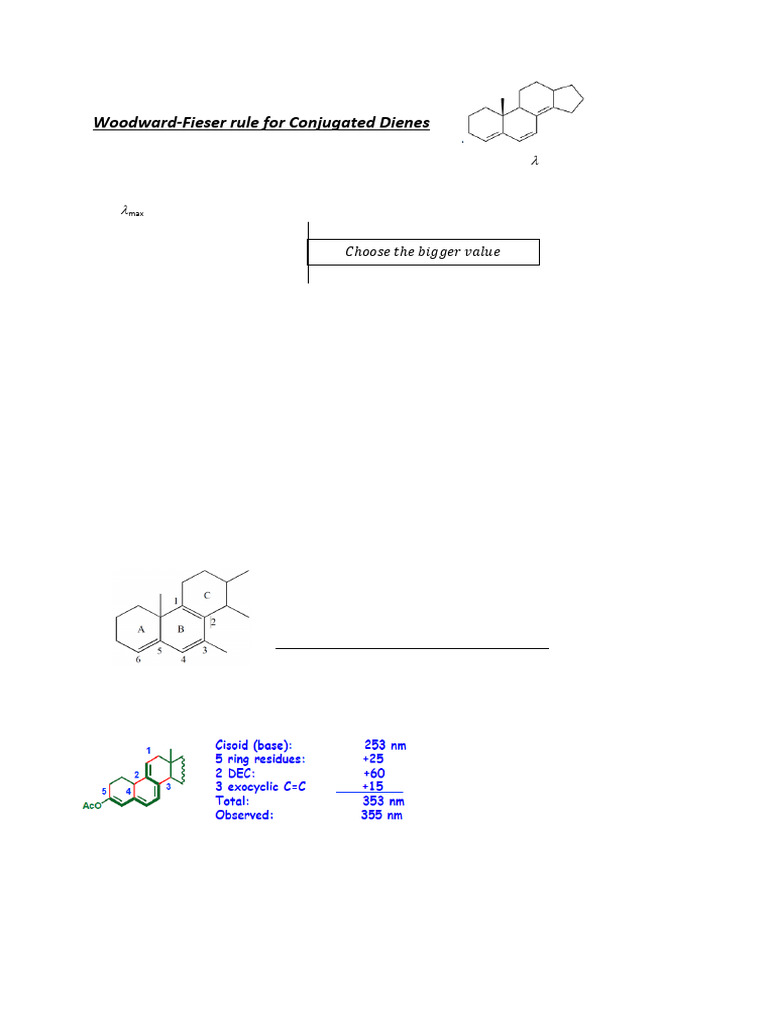 Calculating Absorption Maxima | PDF | Vitamin A | Chemistry