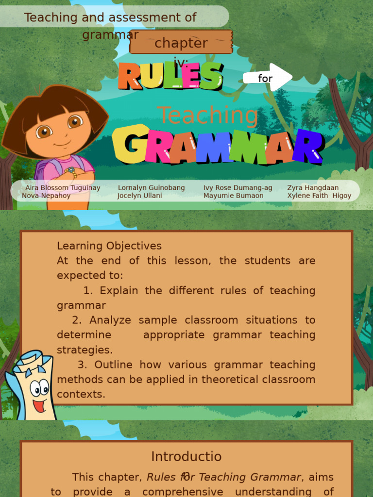 Effective Grammar Teaching Strategies | PDF | Teachers | Learning