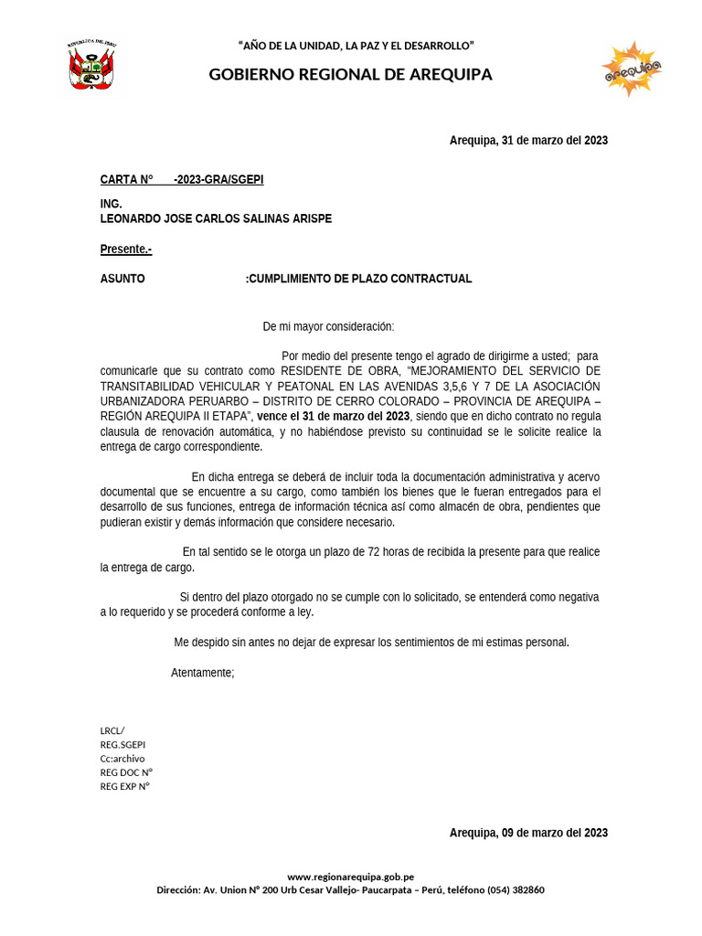 Cartas de Cese | PDF | Perú