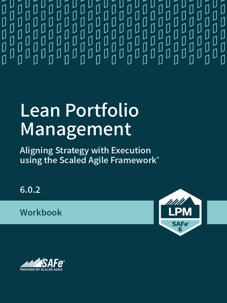 Lean Portfolio Management Workbook | PDF | Agile Software Development ...