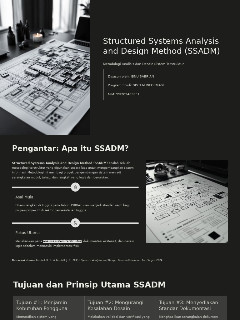 Metodologi SSADM dalam Pengembangan Sistem | PDF