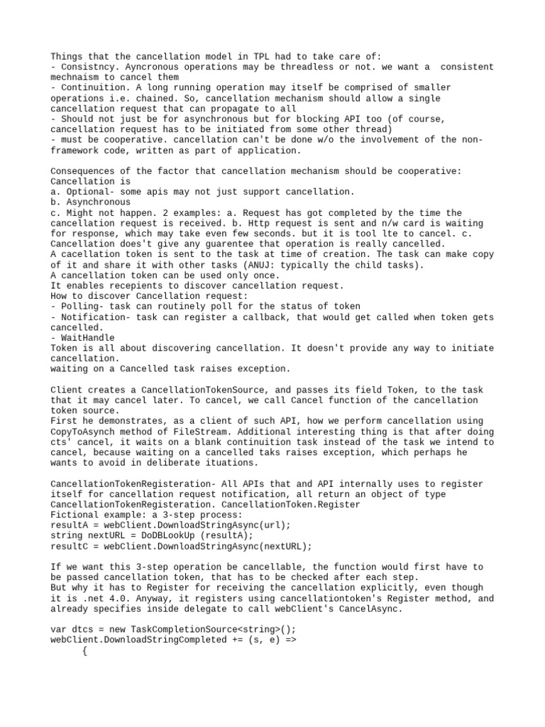 05 Cancellation | PDF | Computer Science | Software Development