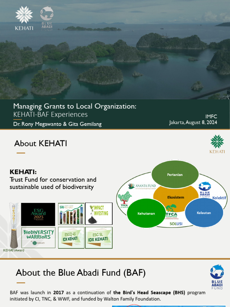 Managing Grants for Biodiversity Conservation | PDF | Natural Environment