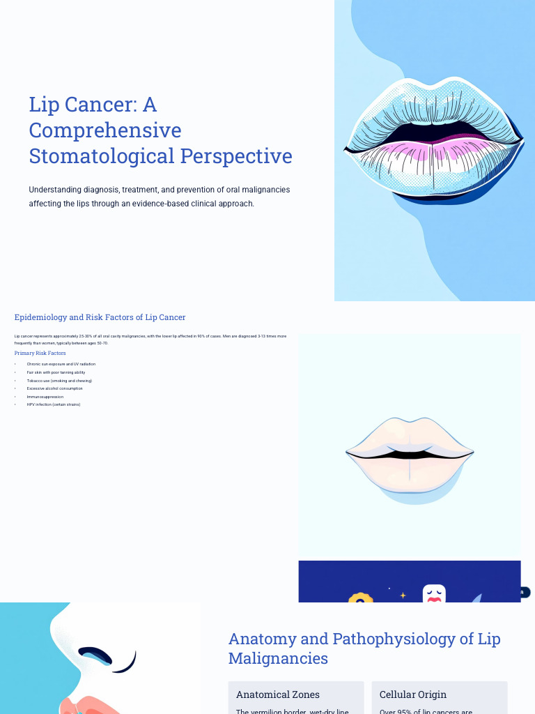 Lip Cancer A Comprehensive Stomatological Perspective | PDF | Cancer ...