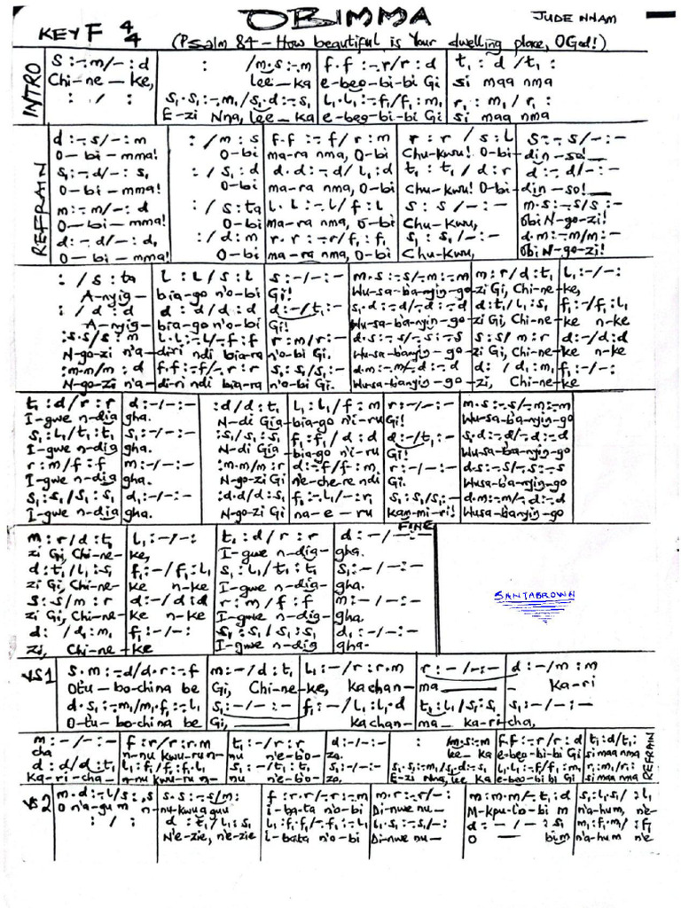 Obimma by Jude Nnam (Ent) | PDF