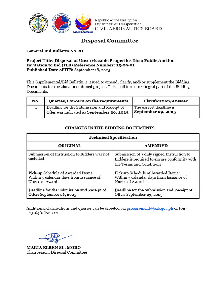 Disposal of Unserviceable Properties | PDF