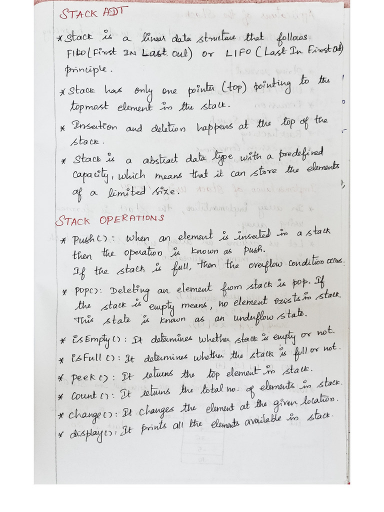 Dsa - Unit3 - Stack - Queue | PDF