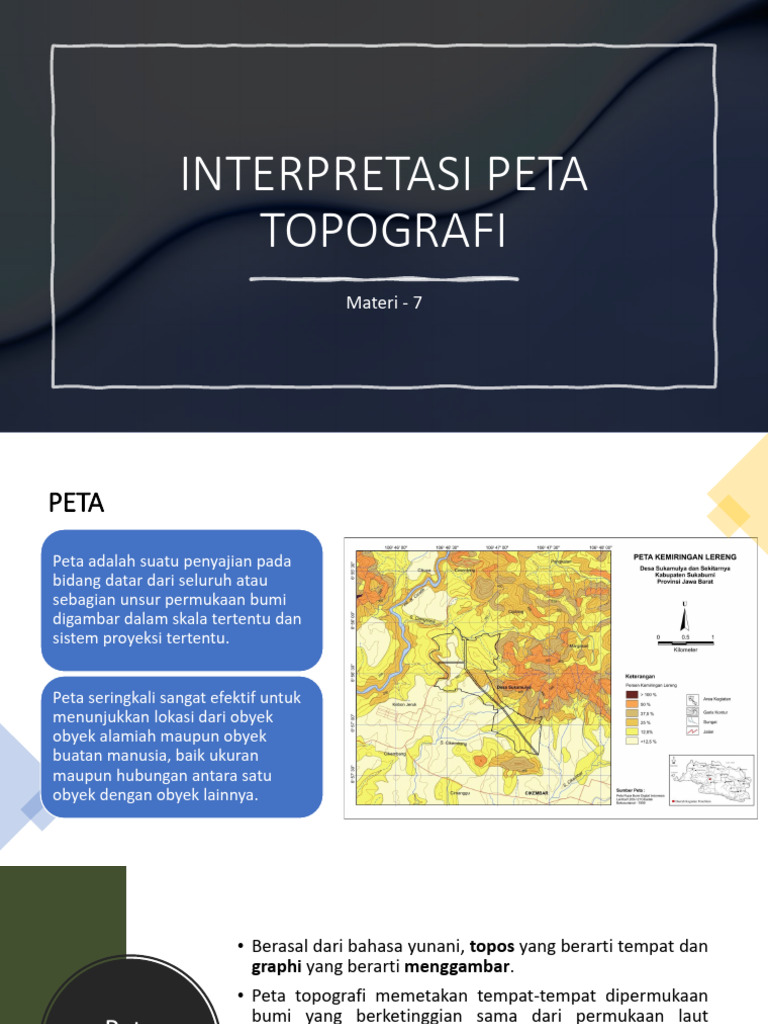 Panduan Membaca Peta Topografi | PDF