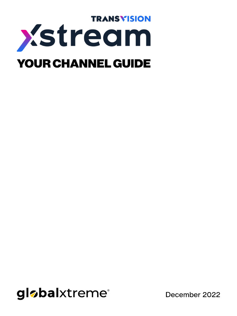 Channel List XStream GX | PDF