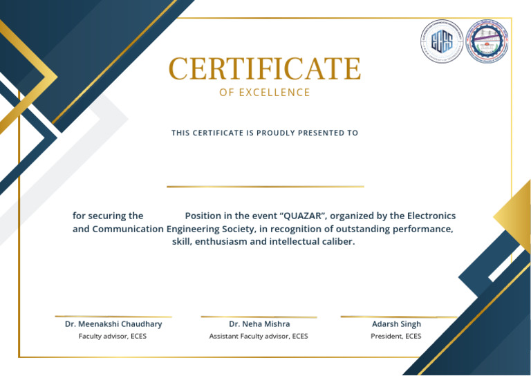 Finalised Certificate | PDF