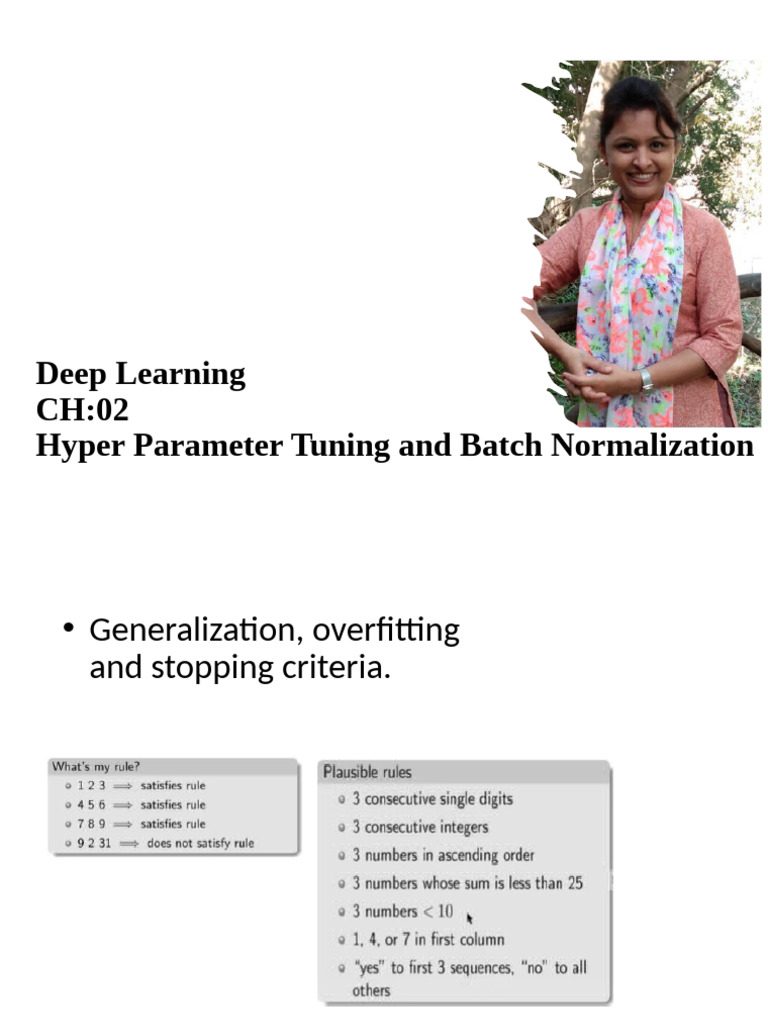 Hyper Parameter Tuning Batch Normalization | PDF | Learning | Applied Mathematics