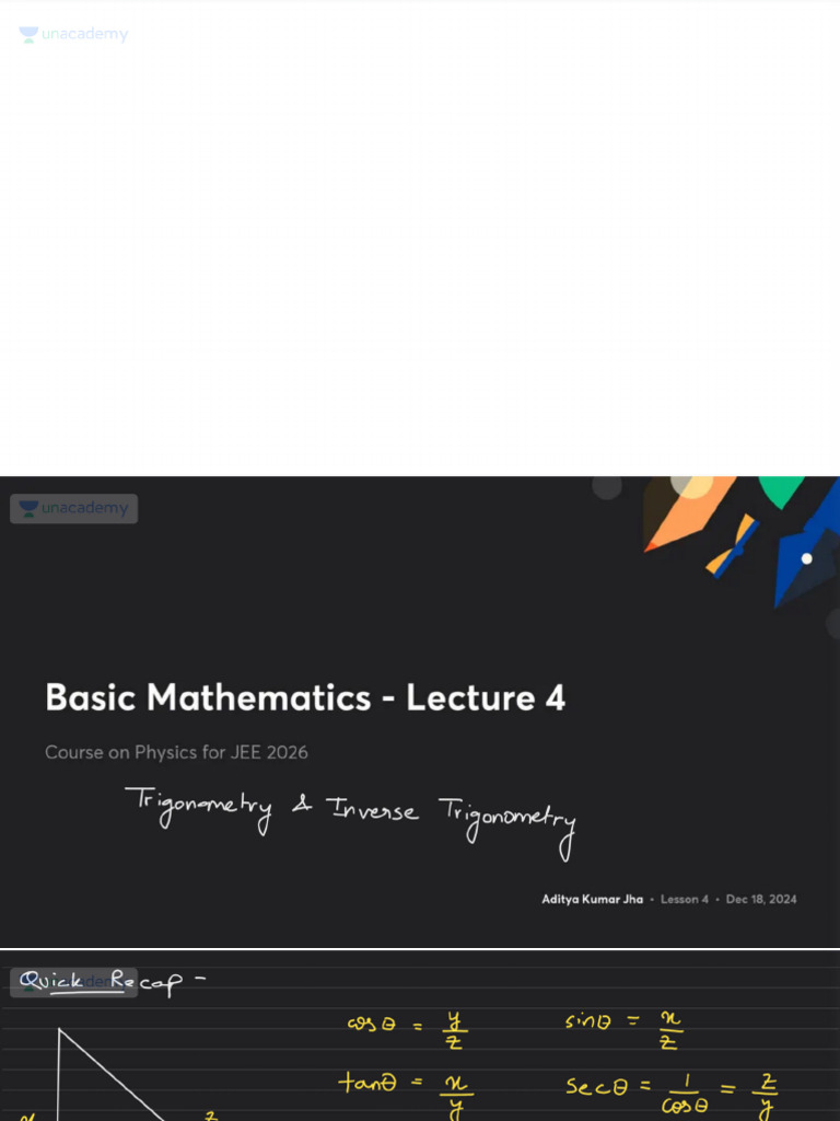 Basic Mathematics Lecture 4 With Anno | PDF