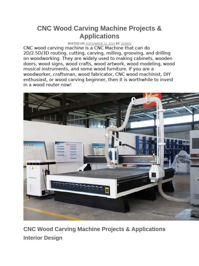 CNC Wood Carving Machine Projects | PDF | Woodworking | Guitars