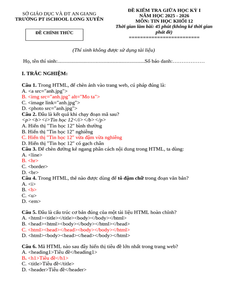 Tin 12 Dethi Gki | PDF