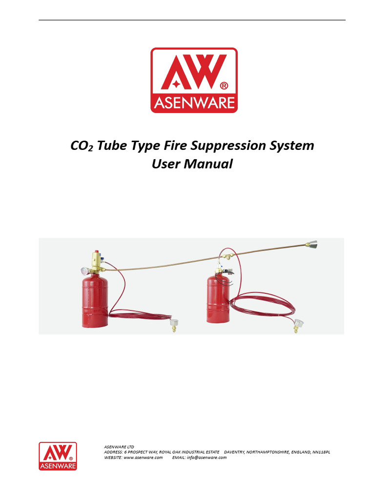 AW-GSFT Series-CO2 Tube Type Fire Suppression System-User Manaual ...