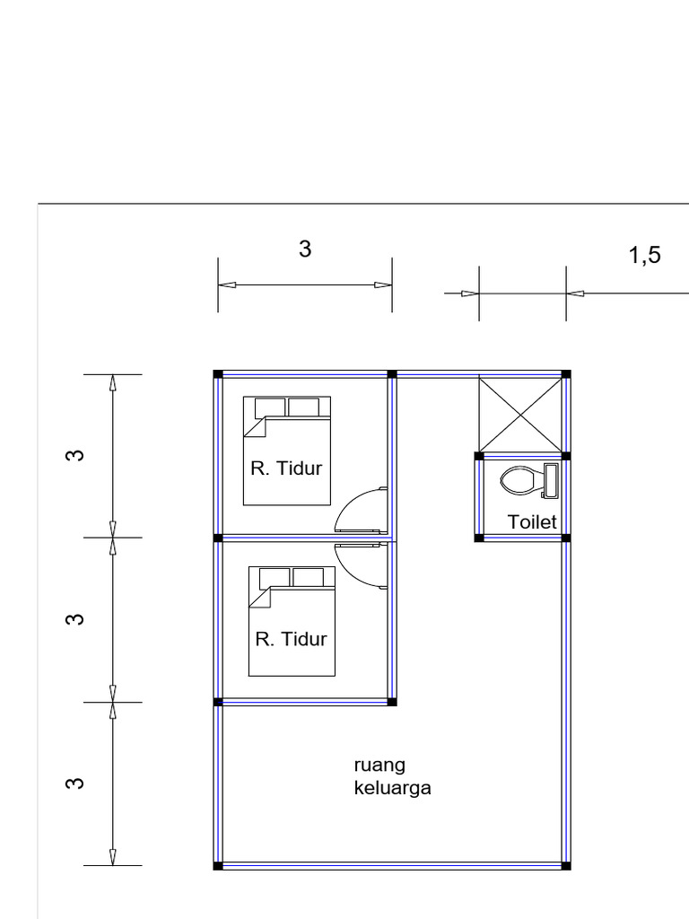Denah Rumah Rev 1-Model 3 | PDF