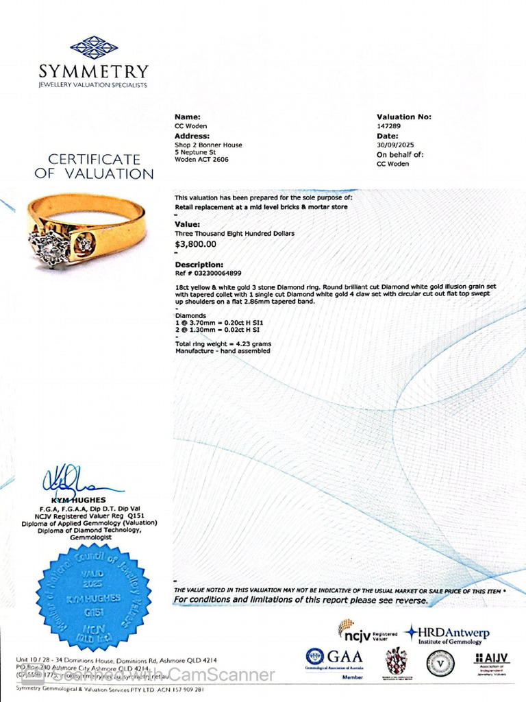 Jewellery Valuation 1000110733 | PDF | Gemstone