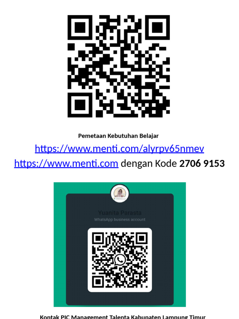 Ppt Qr Code Penting Workshop Mkks Feb 2024 | PDF