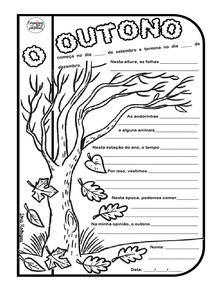 Atividades Criativas sobre o Outono | PDF
