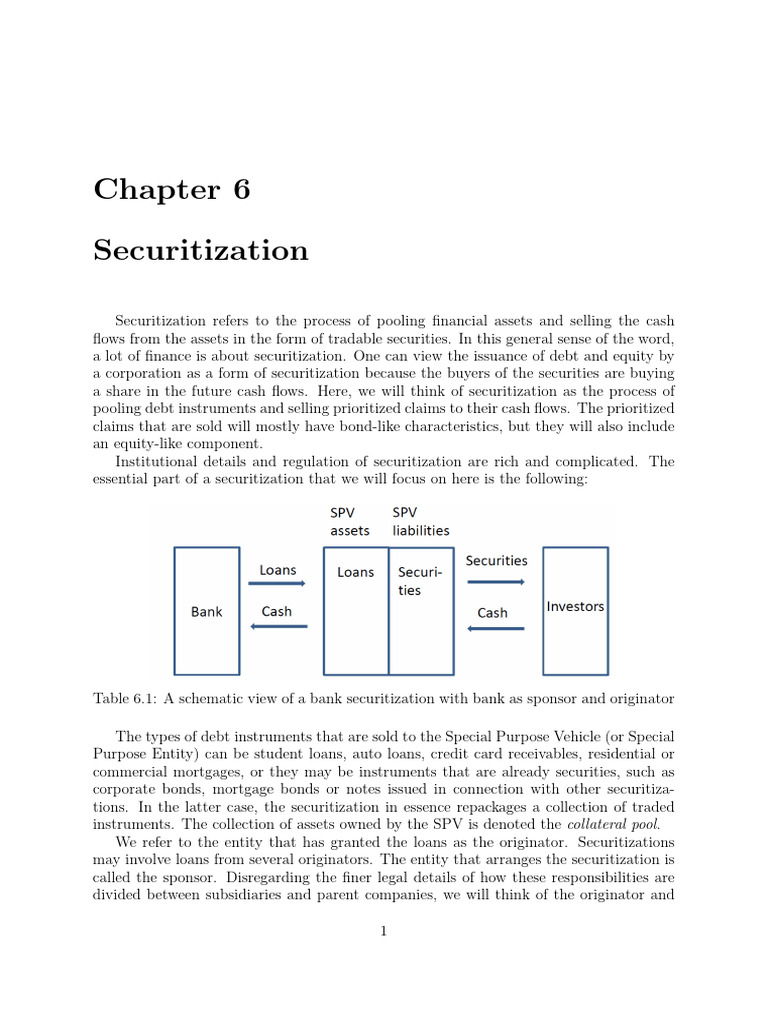 Understanding Securitization and Tranches | PDF | Securitization ...