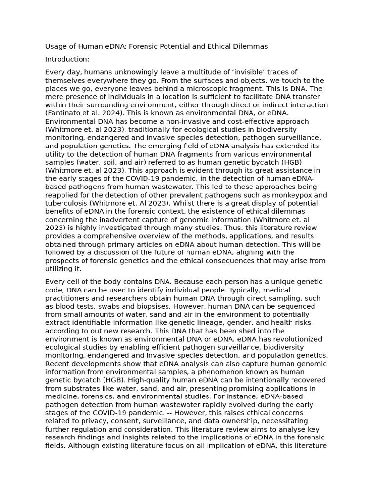 Usage of Human EDNA | PDF | Real Time Polymerase Chain Reaction | Genomics