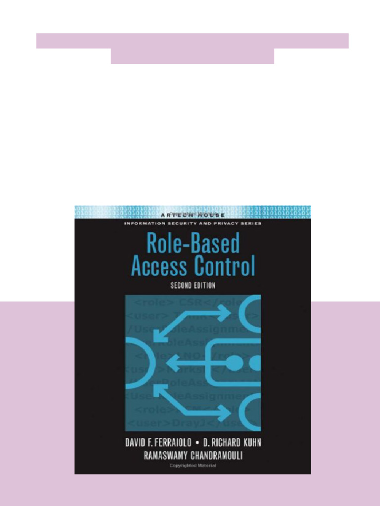 Role Based Access Control Second Edition David F. Ferraiolo Digital Download | PDF | Computer ...