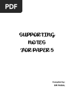 A Level Physics Paper 5 Guide | PDF | Experiment | Significant Figures