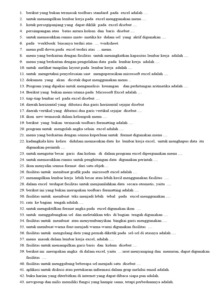 kisi kisi tik 8 | PDF