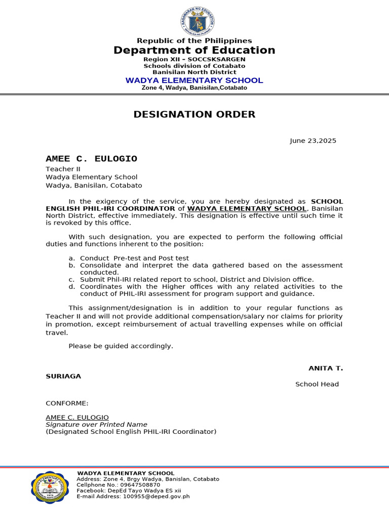Designation Order Guidance Designate | PDF | Sexually Transmitted Infection