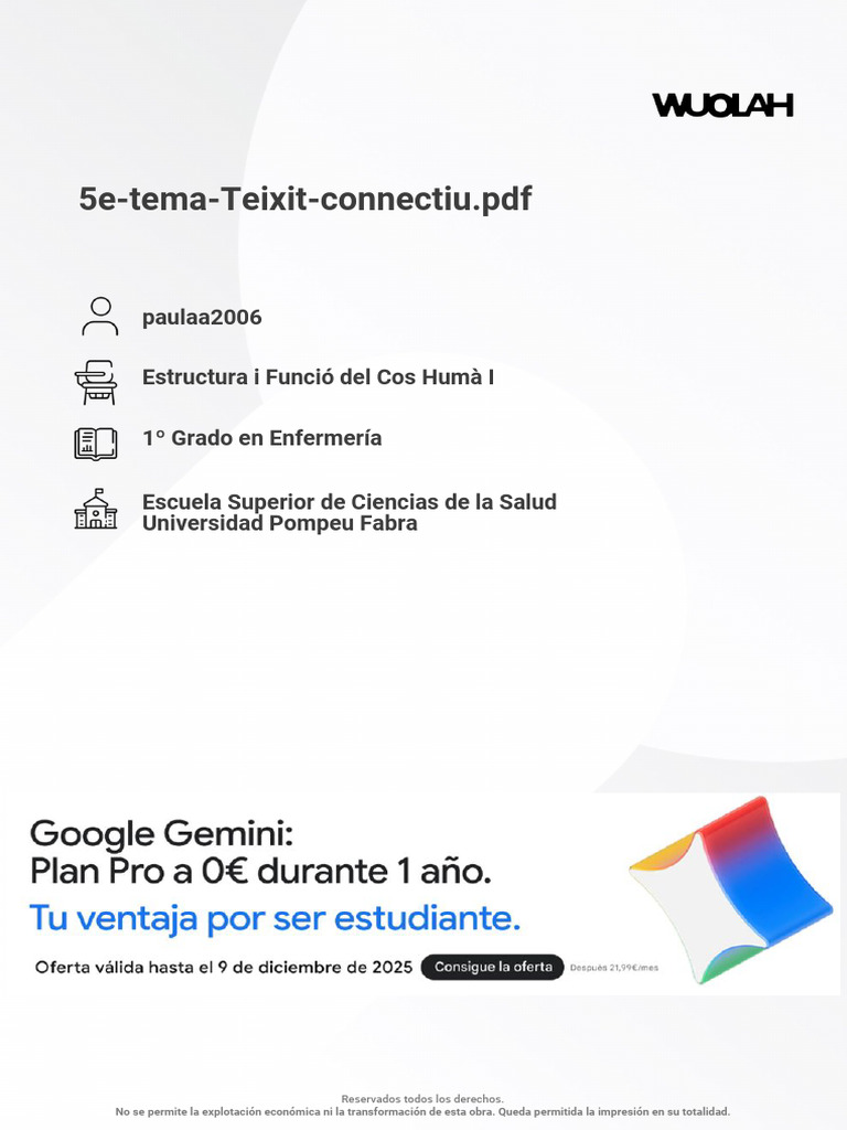 t5. Teixit Connectiu | PDF