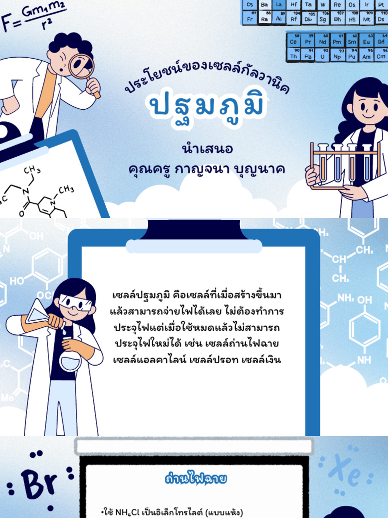 Organic Chemistry Education Presentation in Blue Illustrative Style PDF ...