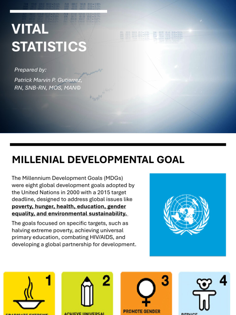 Week 4 Vital Statistics | PDF | Infant Mortality | Mortality Rate