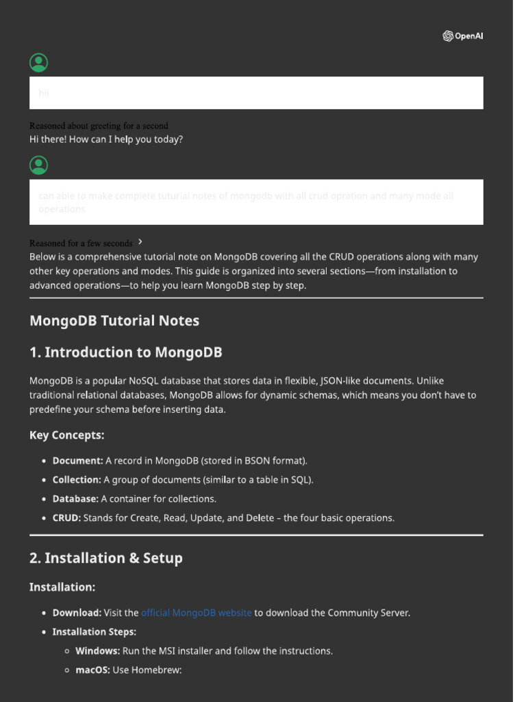Mongo DB | PDF