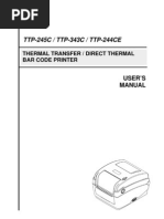 TTP 244 Pro User Manual New en | PDF | Printer (Computing) | Command ...
