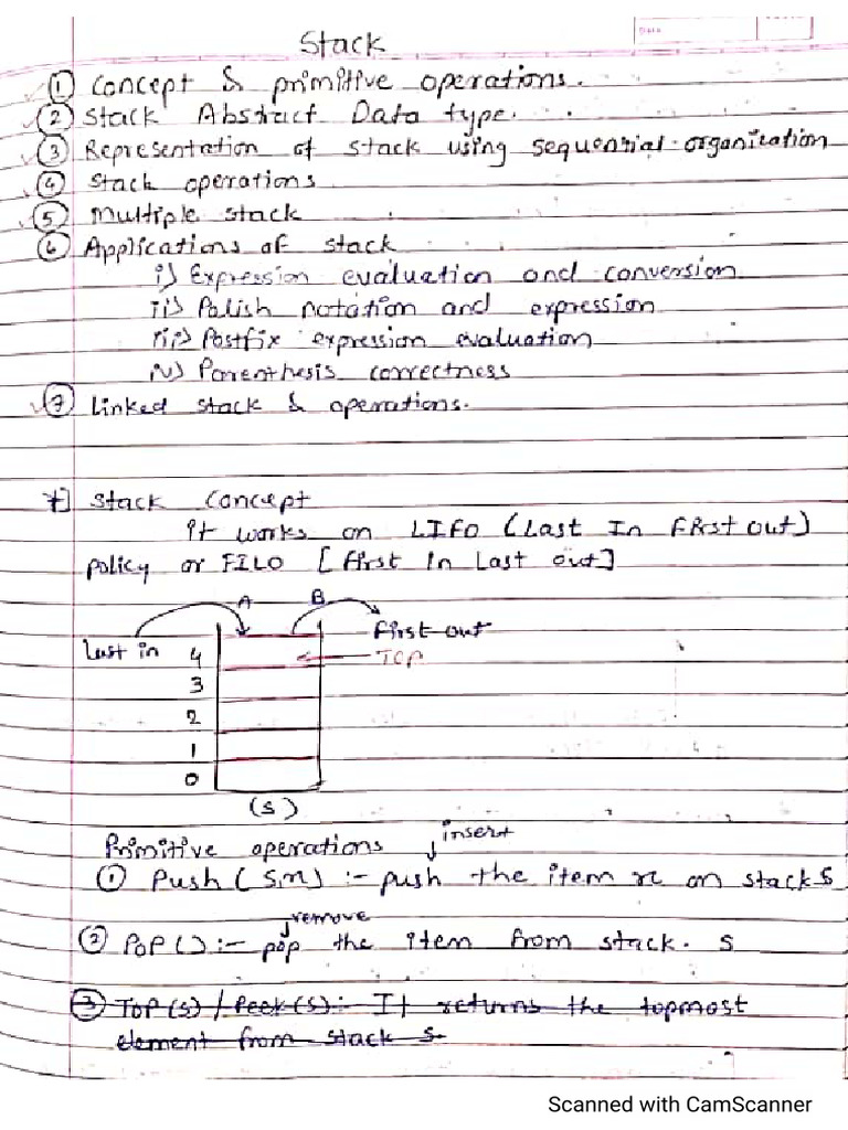 Stacks (Data Structures) | PDF