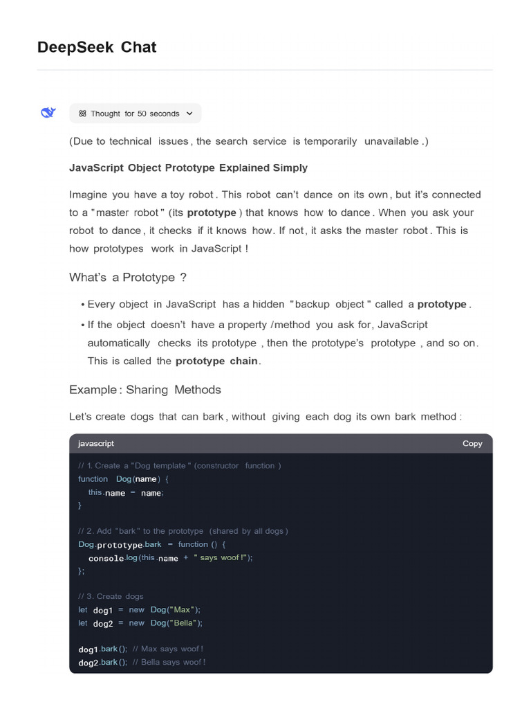 Prototype in Javascript | PDF