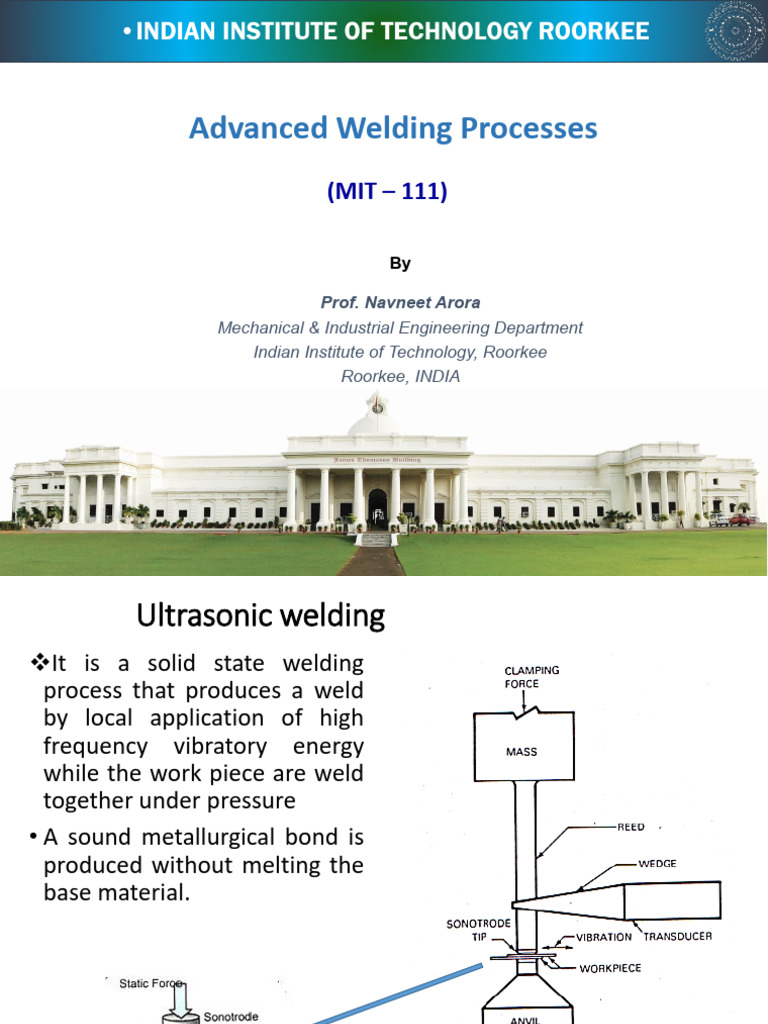 Ultrasonic Welding Process Overview | PDF | Welding | Construction