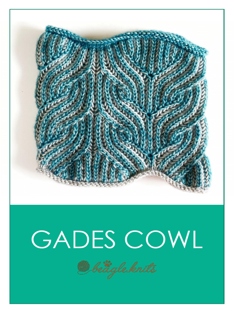 Gades Cowl Brioche Knitting Guide | PDF | Knitting | Embroidery
