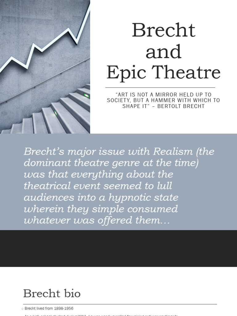 Brecht's Epic Theatre Techniques Explained | PDF | Theatre | Performing ...