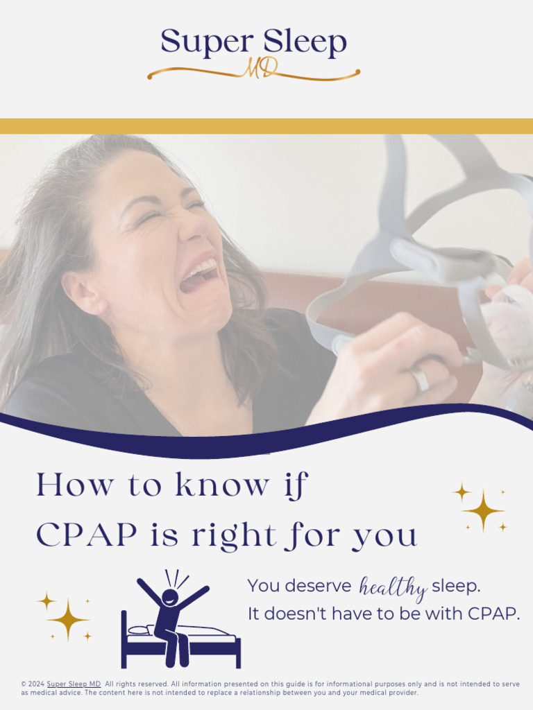 Is CPAP Right for You? Explore Alternatives | PDF | Sleep Apnea | Sleep