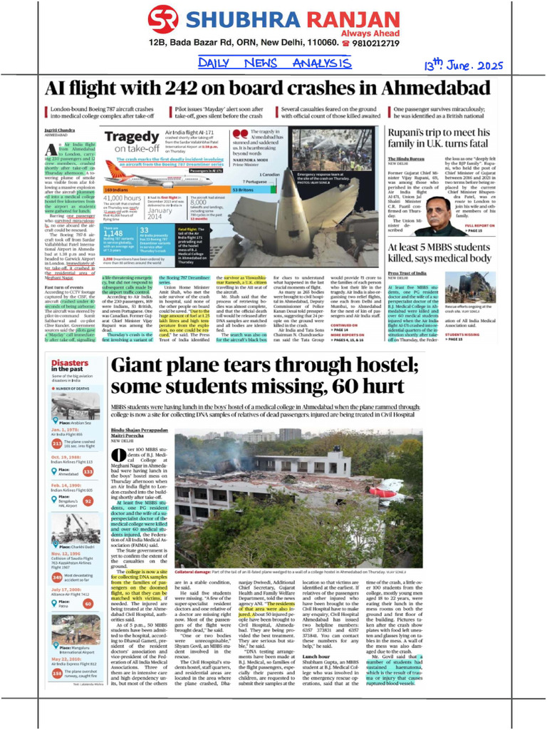 13th June Newspaper | PDF