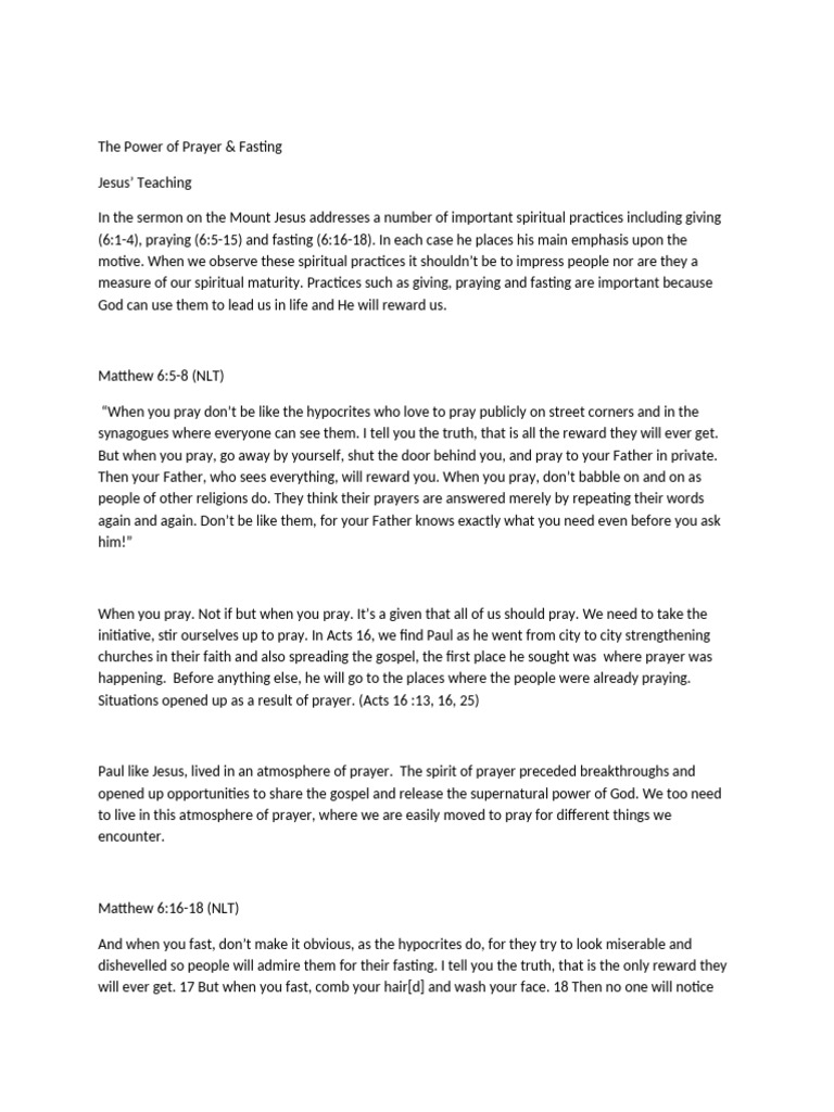 The Power of PR-WPS Office | PDF | Prayer | Jesus