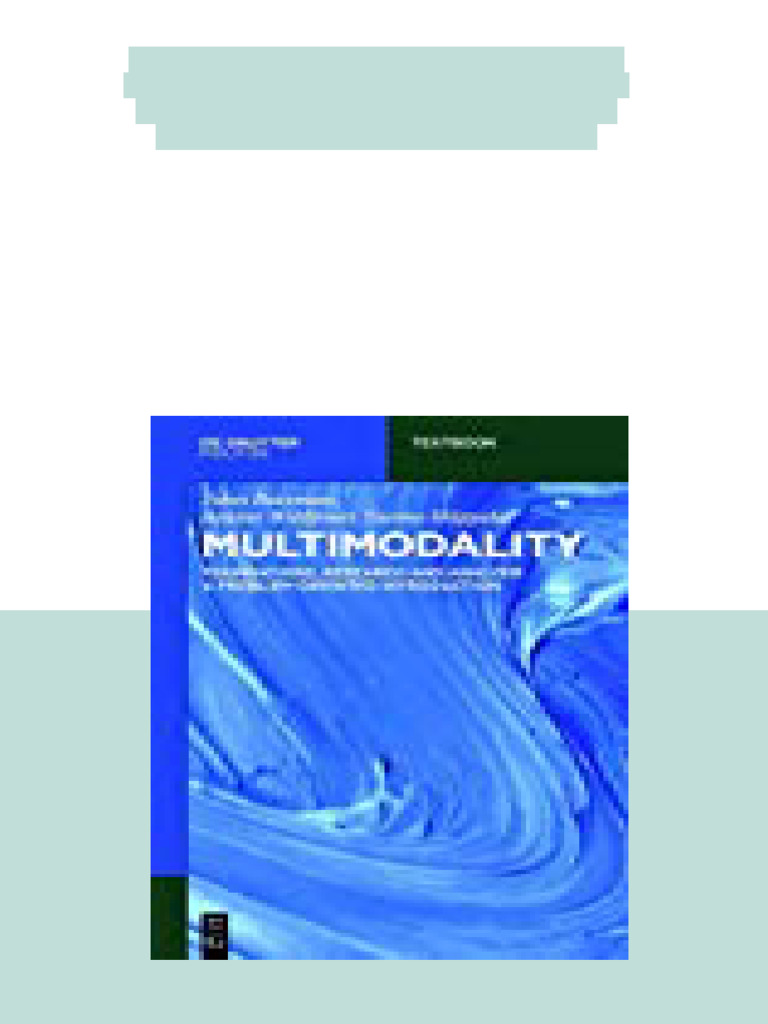 (Ebook) Multimodality: Foundations, Research and Analysis - A Problem ...