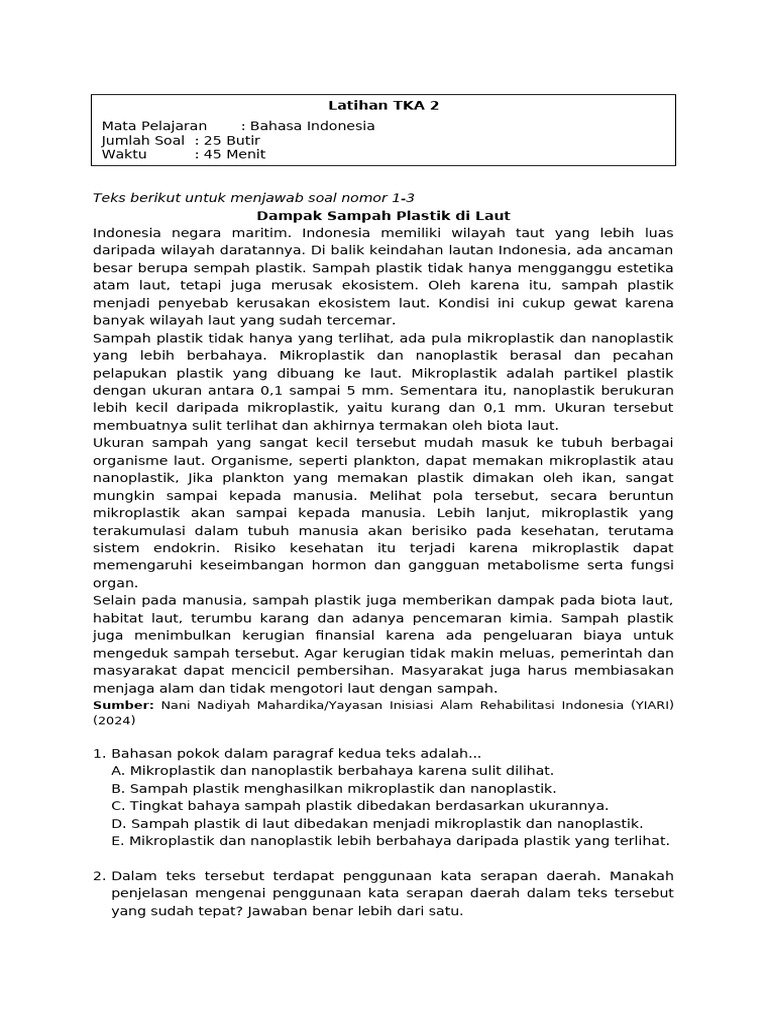 Prediksi Tka 2 | PDF