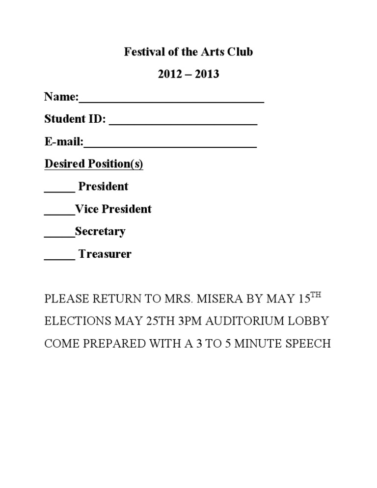 Election Sheet | PDF