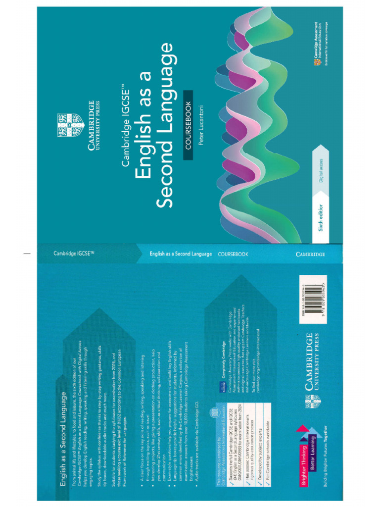 10.1 Cambridge IGCSE English As A Second Language (ESL) Coursebook 2022 ...