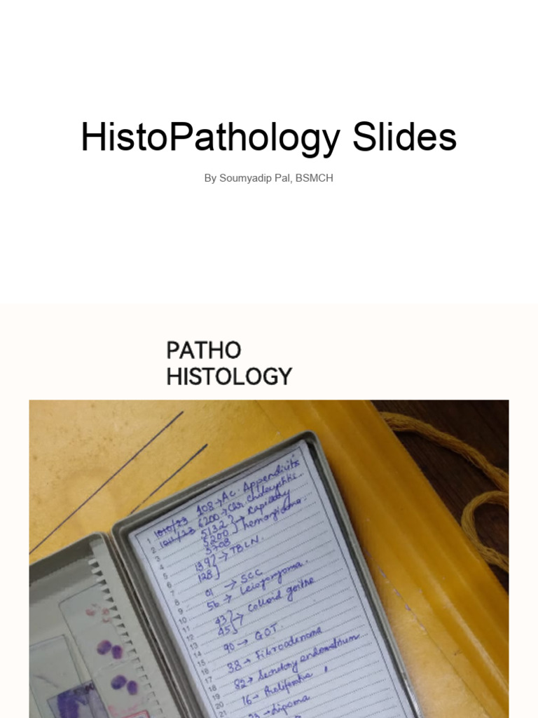 HistoPatho Slides New BSMCH | PDF | Epithelium | Lymph Node