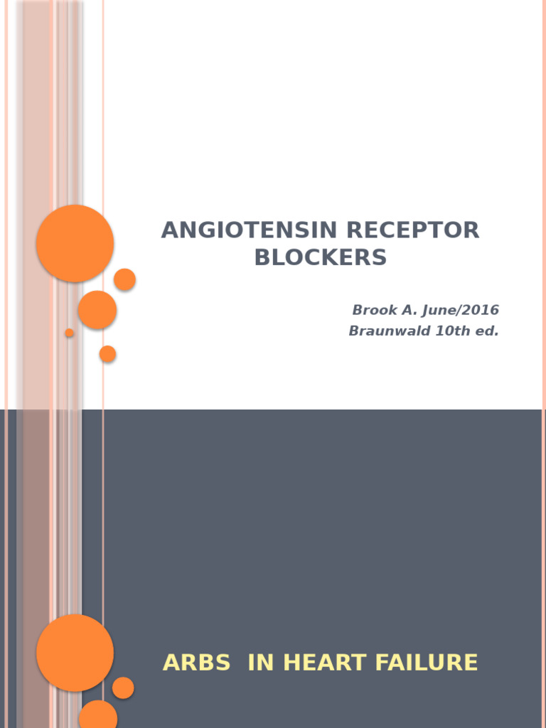 ARBs in HF & Hypertension | PDF | Heart Failure | Angiotensin